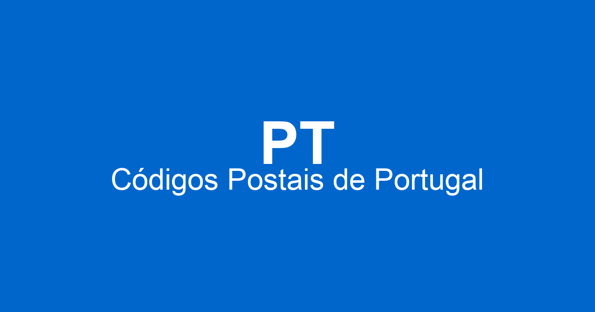 Códigos Postais de Portugal